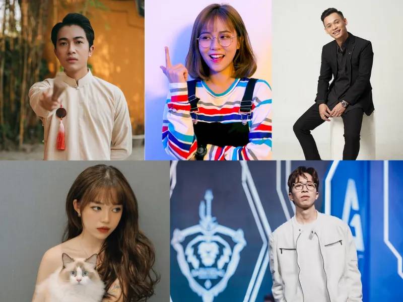 Top Streamer Việt Nam được yêu thích nhất năm 2025