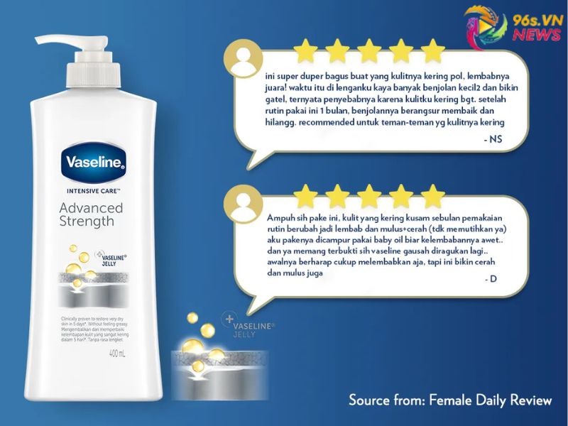 Vaseline loại nào dưỡng trắng tốt nhất? Review chi tiết 2025